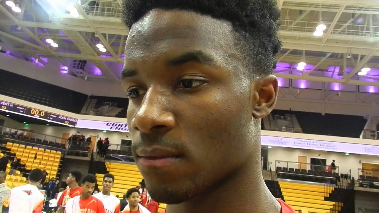 Calvert Hall basketball Nico Clareth 2/23/15 - YouTube