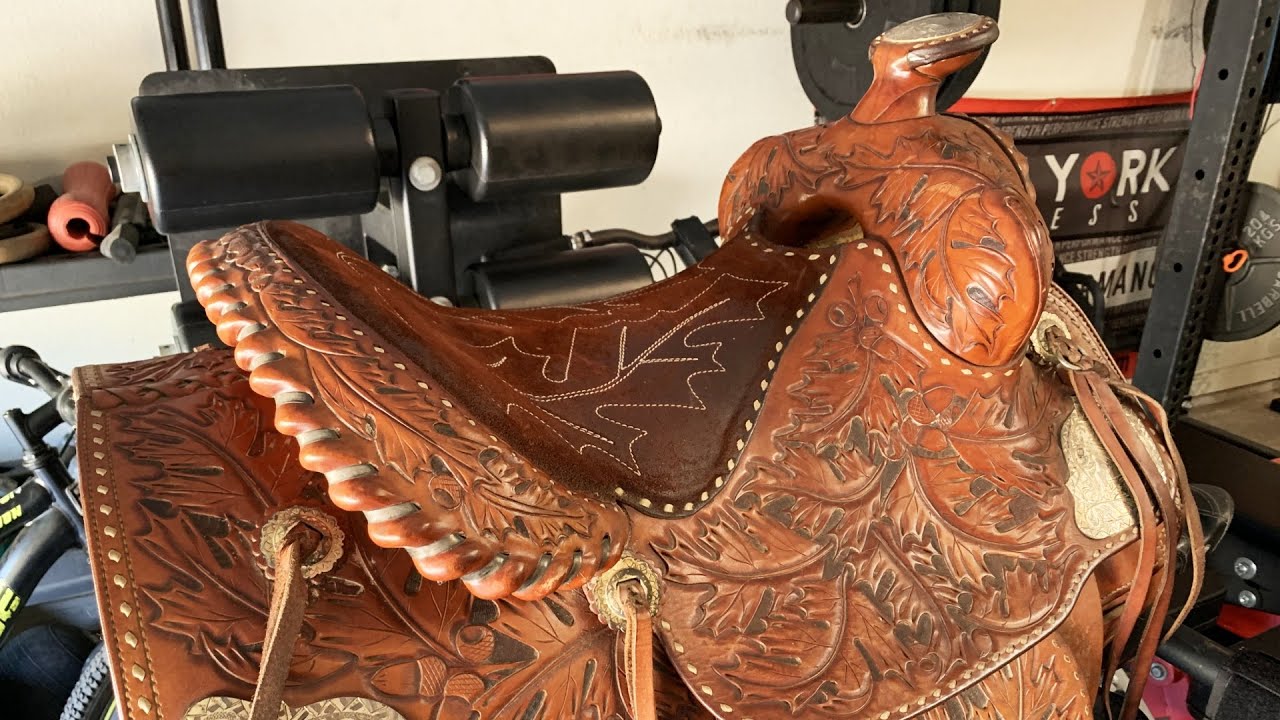 Steve Reeves Personal Horse Saddle Custom Made Slim Fallis Saddles ...
