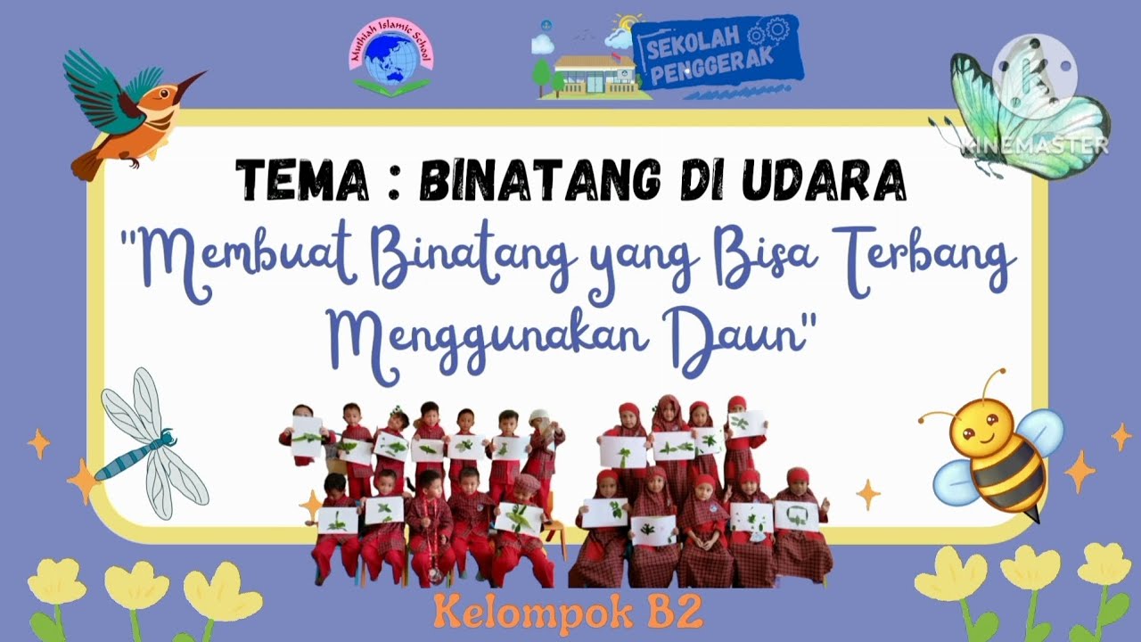 TEMA BINATANG DI UDARA | Membuat Binatang yang Bisa Terbang Menggunakan ...