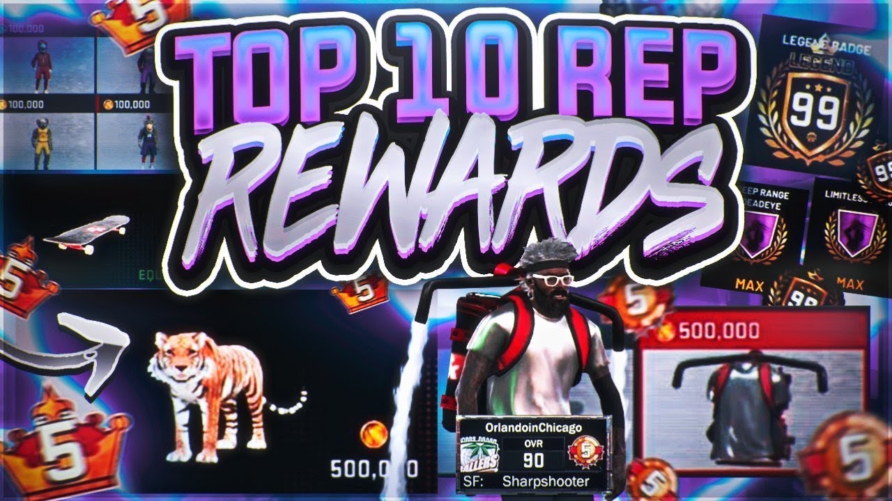 TOP 10 BEST REP REWARDS IN 2K HISTORY! ( NBA 2K15 - 2K19 ) - YouTube