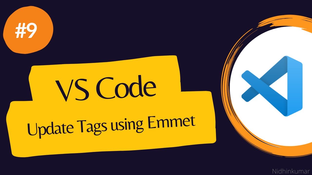 VS Code update HTML tags using emmet - YouTube