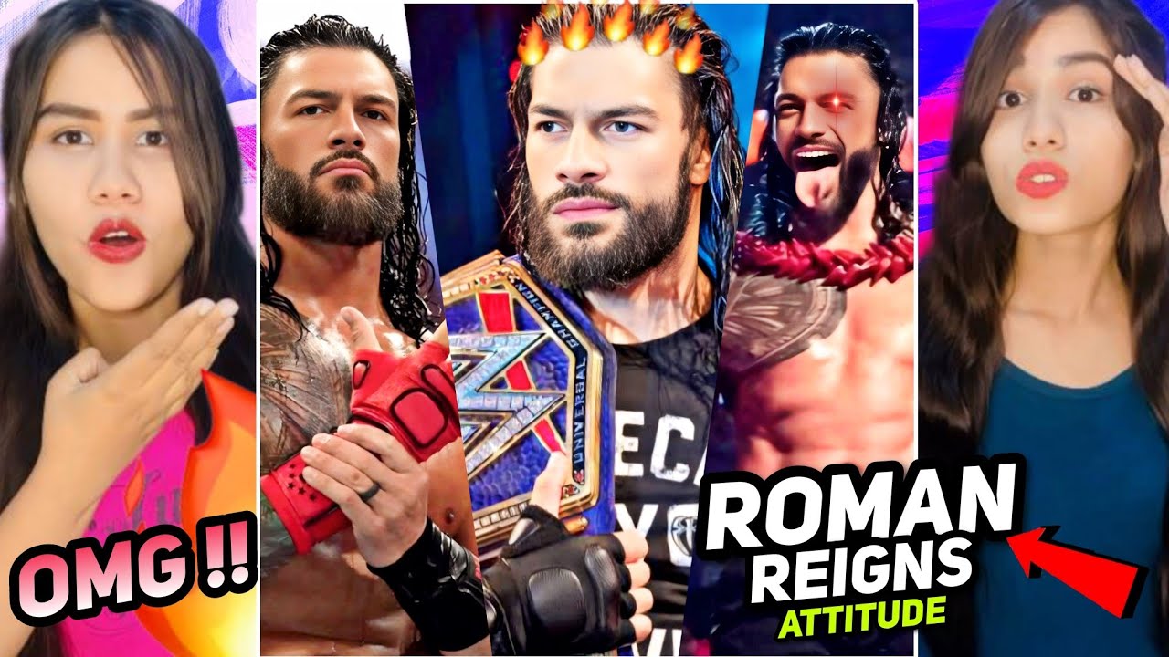 Reaction On WWE ROMAN REIGNS Latest Trending Dangerous Attitude 😈Reels ...