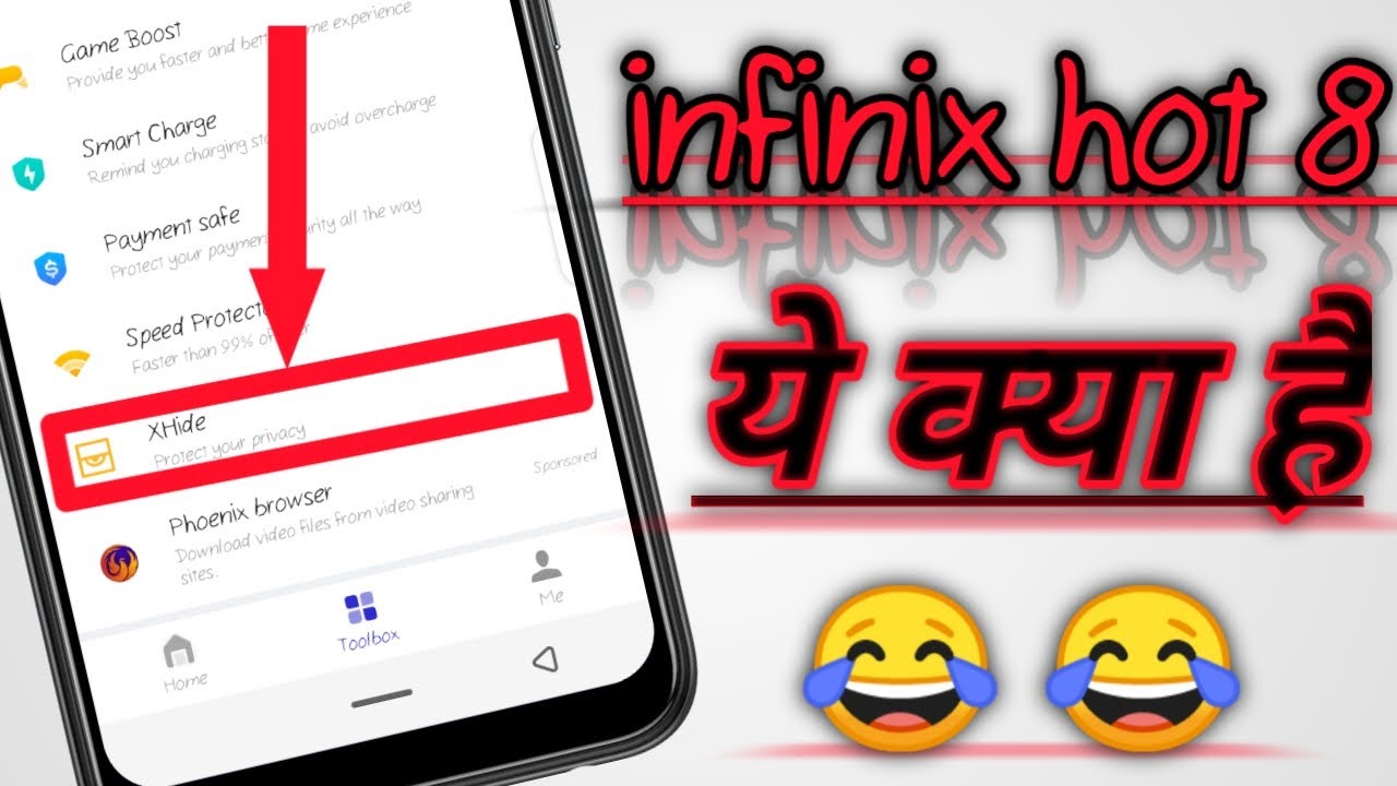 Infinix hot 8 ये क्या है 😂😂 || new update new feacher || xhide, theme ...