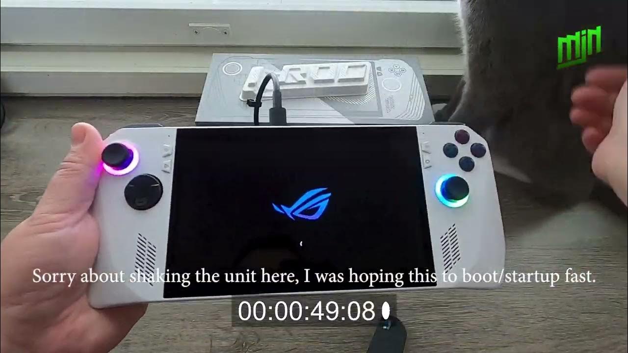 Asus ROG Ally - Unboxing, First boot - YouTube