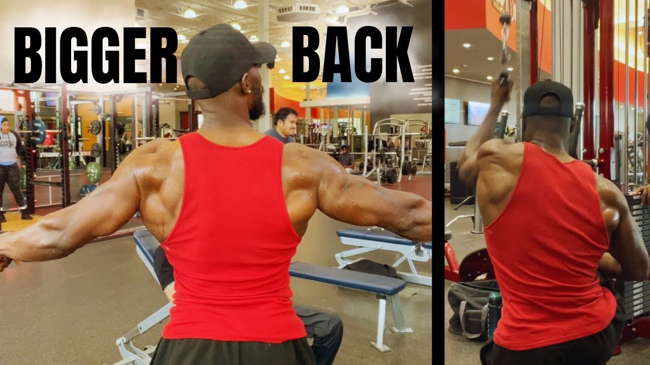 BACK WORKOUT- MAKE YOUR BACK THICKER AND WIDER. - YouTube