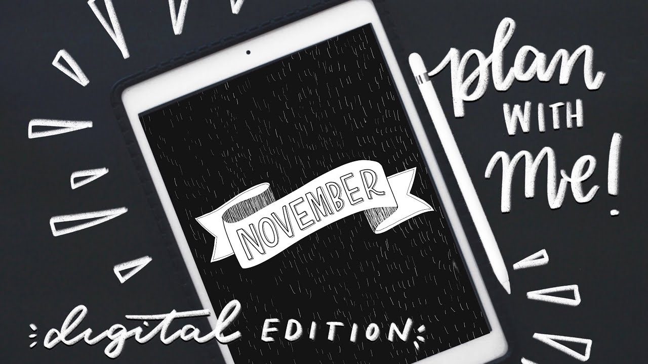 Digital Edition! November Bullet Journal Set-Up iPad Nature Storybook ...