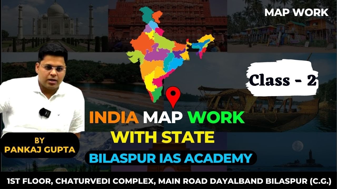 India Map work class 2 || MAP WORK INDIA - YouTube
