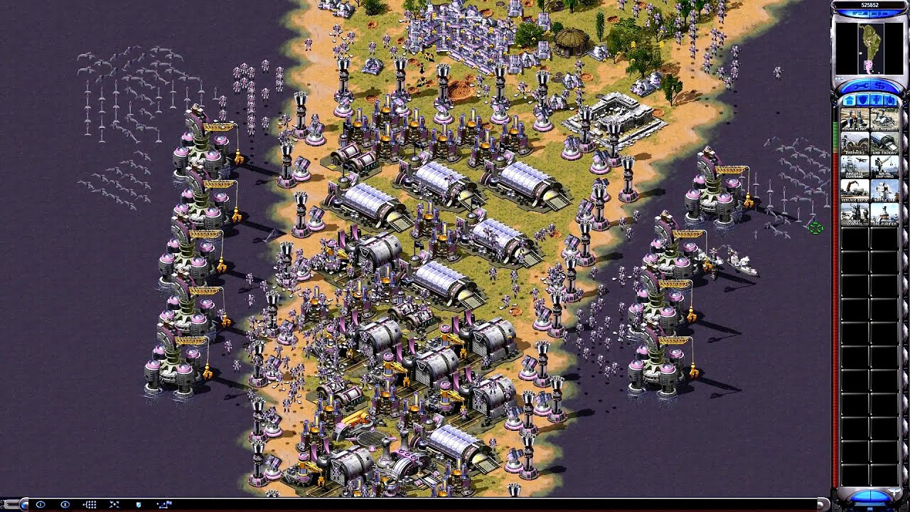 Rred Alert 2 Yuri's Revenge South America Zoom 3000 V1 Map 1 vs 5 Extra ...