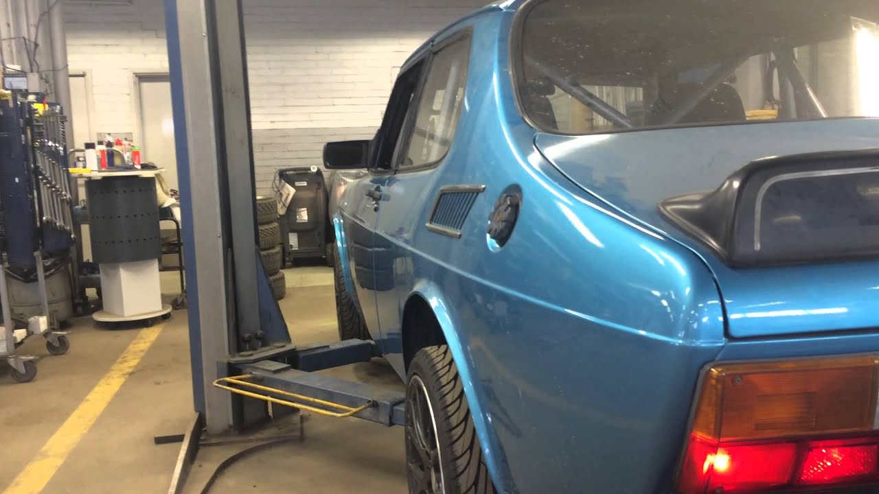 Saab 99 Turbo b202 t16 trionic - YouTube