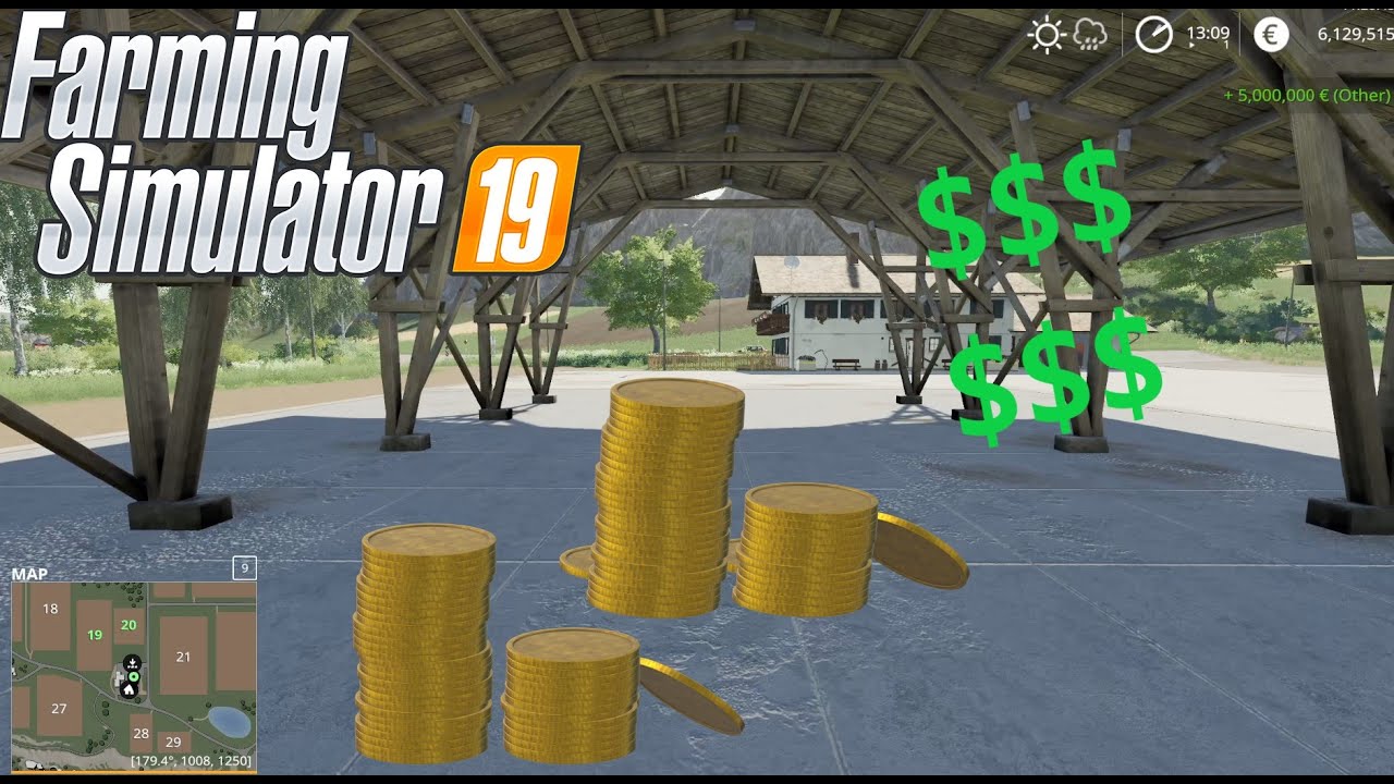 Money cheat farming simulator 19 - YouTube