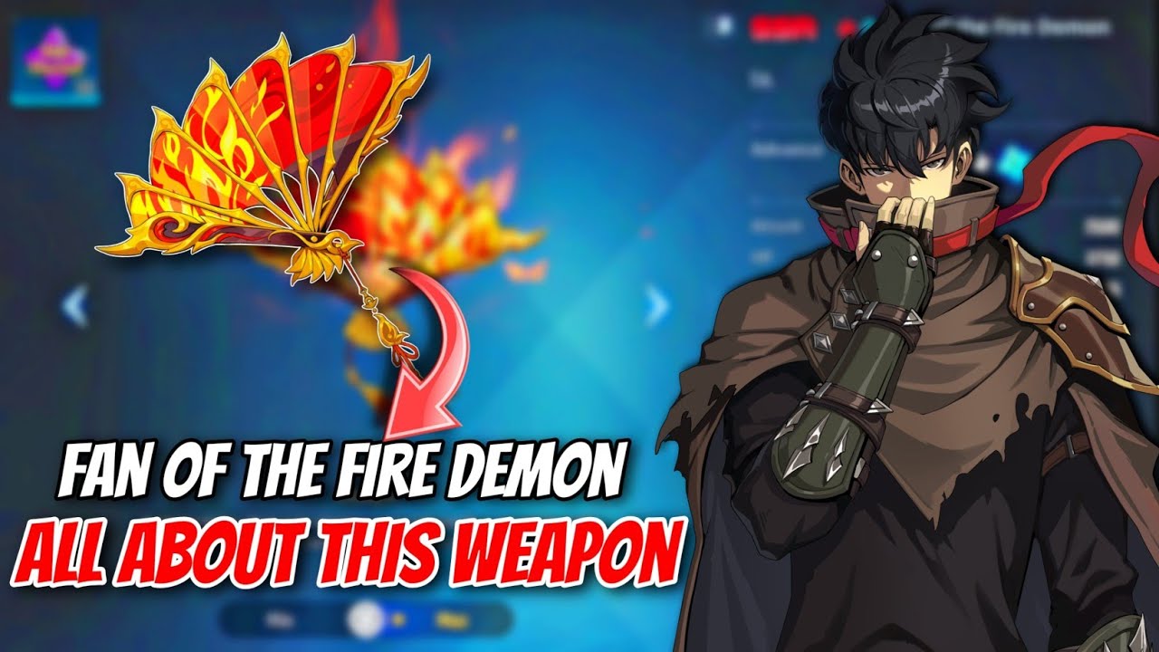 Sung Jinwoo's New Fire Weapon Fan Of The Fire Demon [Solo Leveling ...
