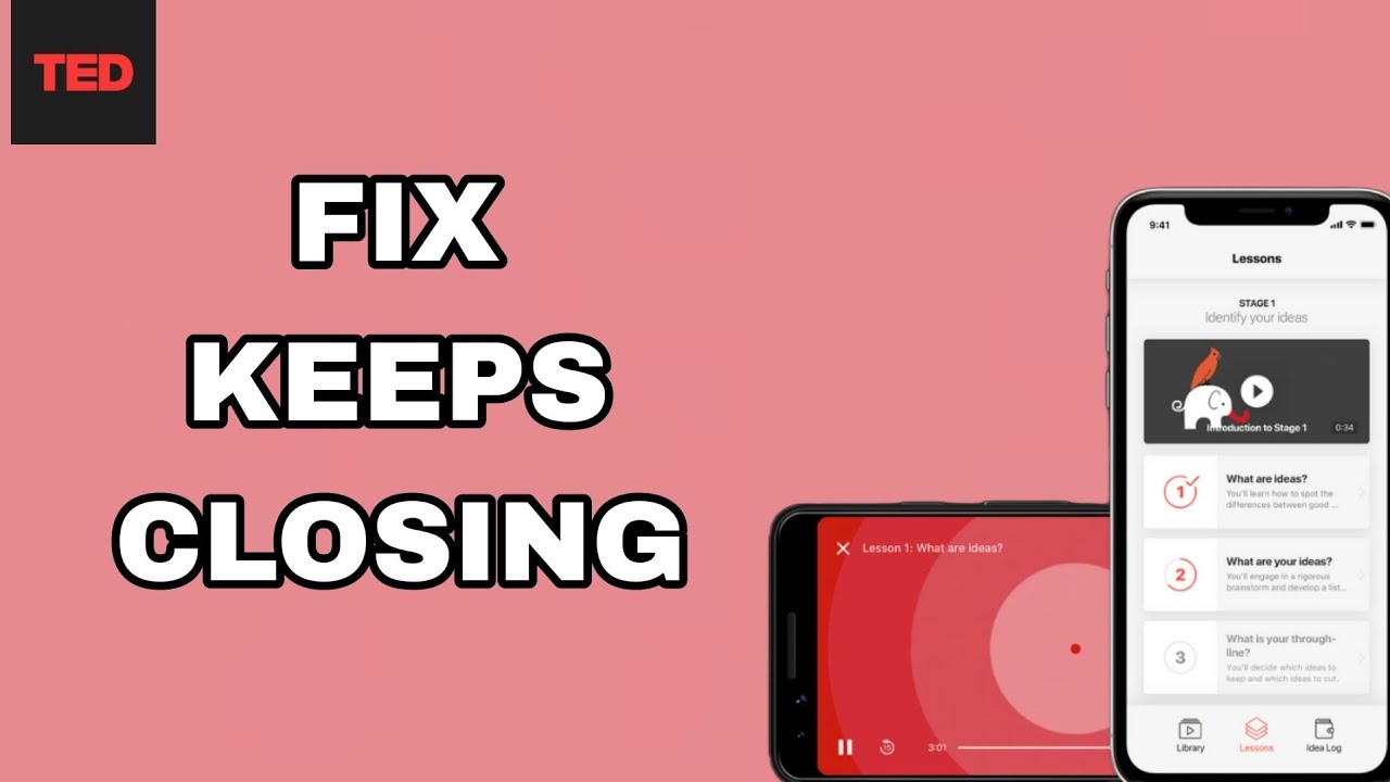 How To Fix And Solve Keeps Closing On Ted App | Final Solution - YouTube