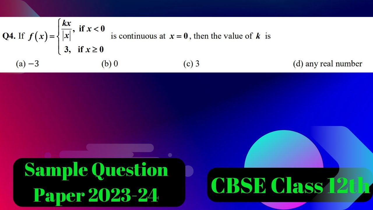 Q4 If F Prime X Kx X 3 If X 0 If X 0 Is Continuous At X
