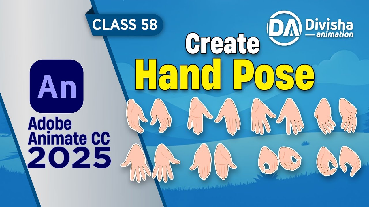 Adobe Animate CC 2025 Mastery Tracing Hand Pose Secrets Revealed - YouTube