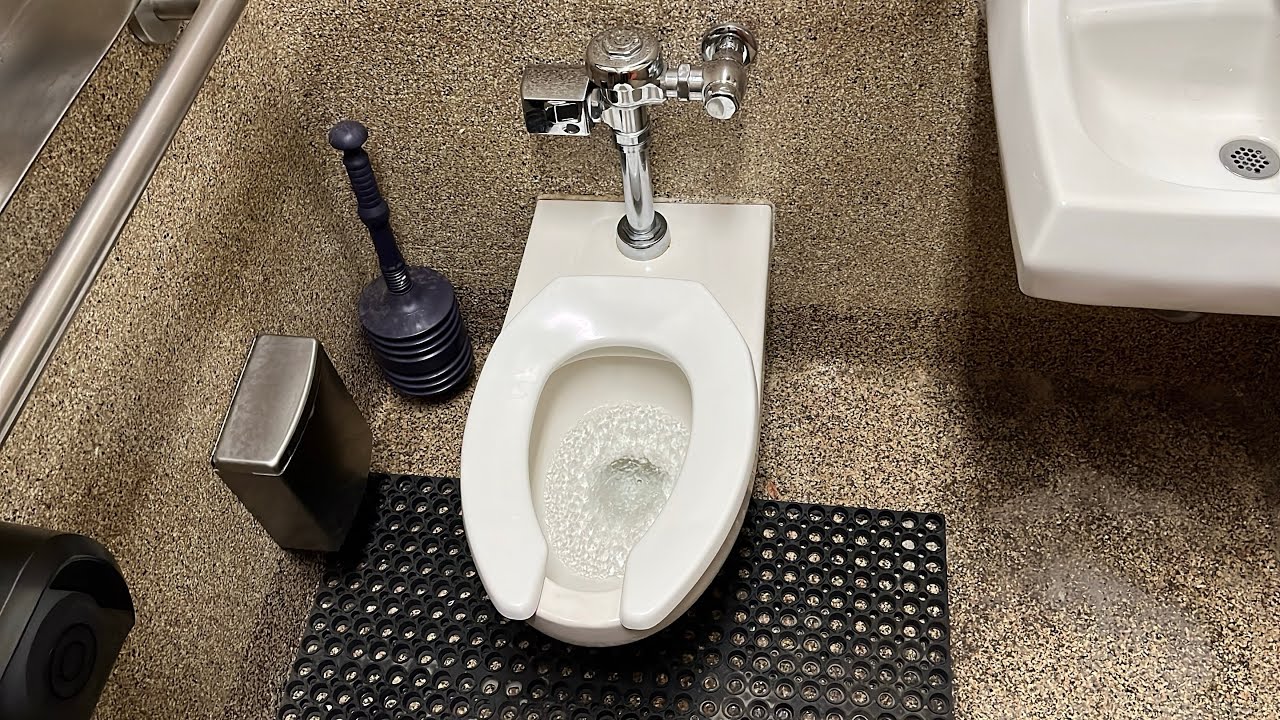 Community College Pool Area Unisex Restroom Full Shoot! - YouTube