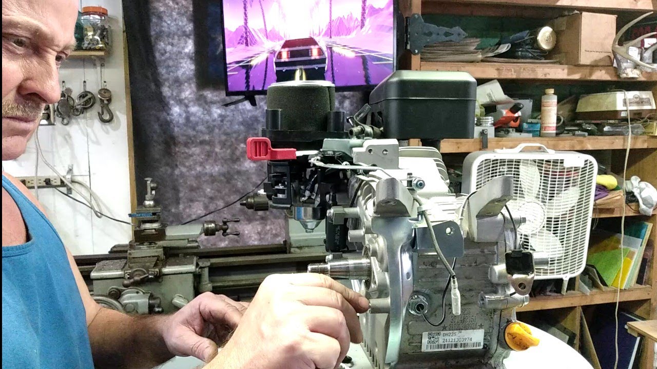 installing electric start and charging system on a predator 224 for the ...