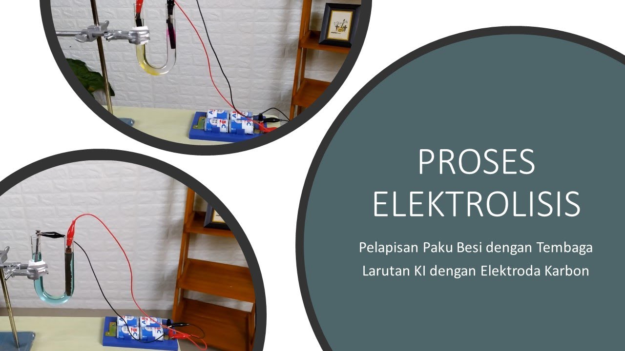 Proses Elektrolisis Pelapisan Paku Besi dengan Tembaga & Elektrolisis ...