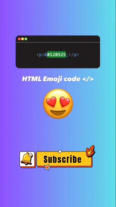 How to add html emojis | html emojis code | emojis code - YouTube