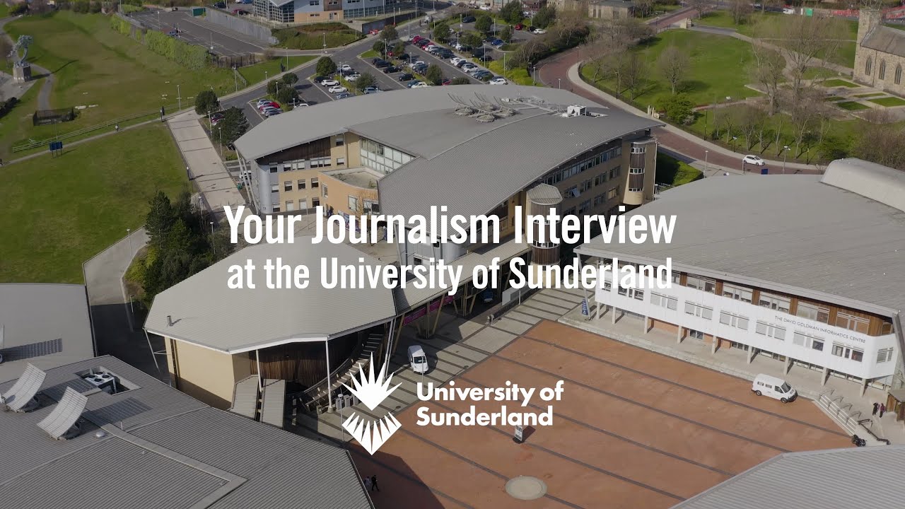Journalism Interviews at the University of Sunderland - YouTube