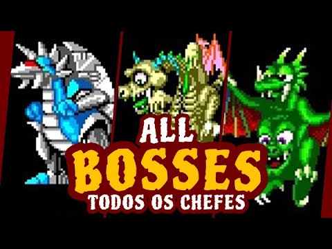 Wonder Boy 3 The Dragon's Trap - All Bosses + Ending (Todos os Chefes ...