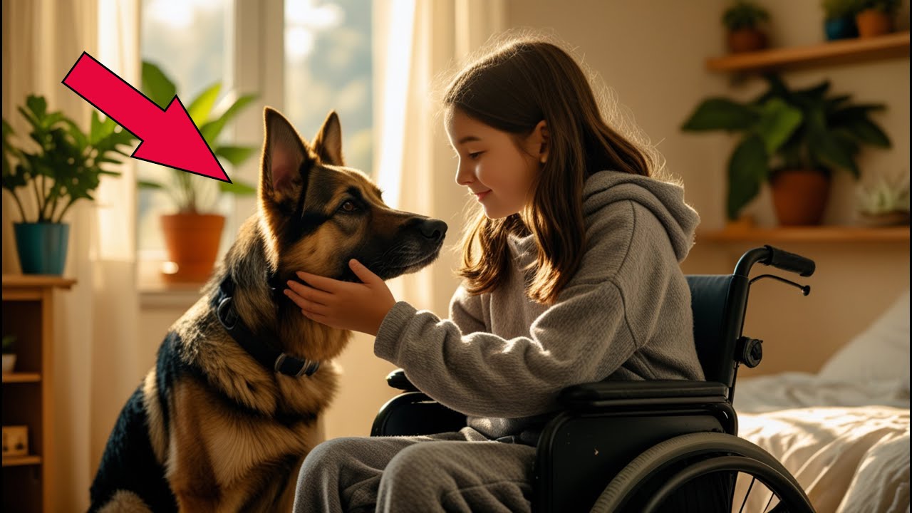 Father Adopts German Shepherd for Disabled Daughter. What the Dog Did ...