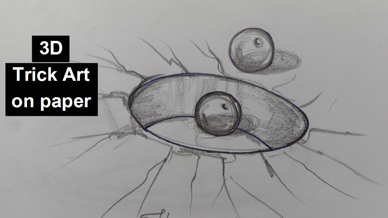 Circular Hole -Anamorphic Illusion - #StayHome Draw #WithMe 3D Trick ...