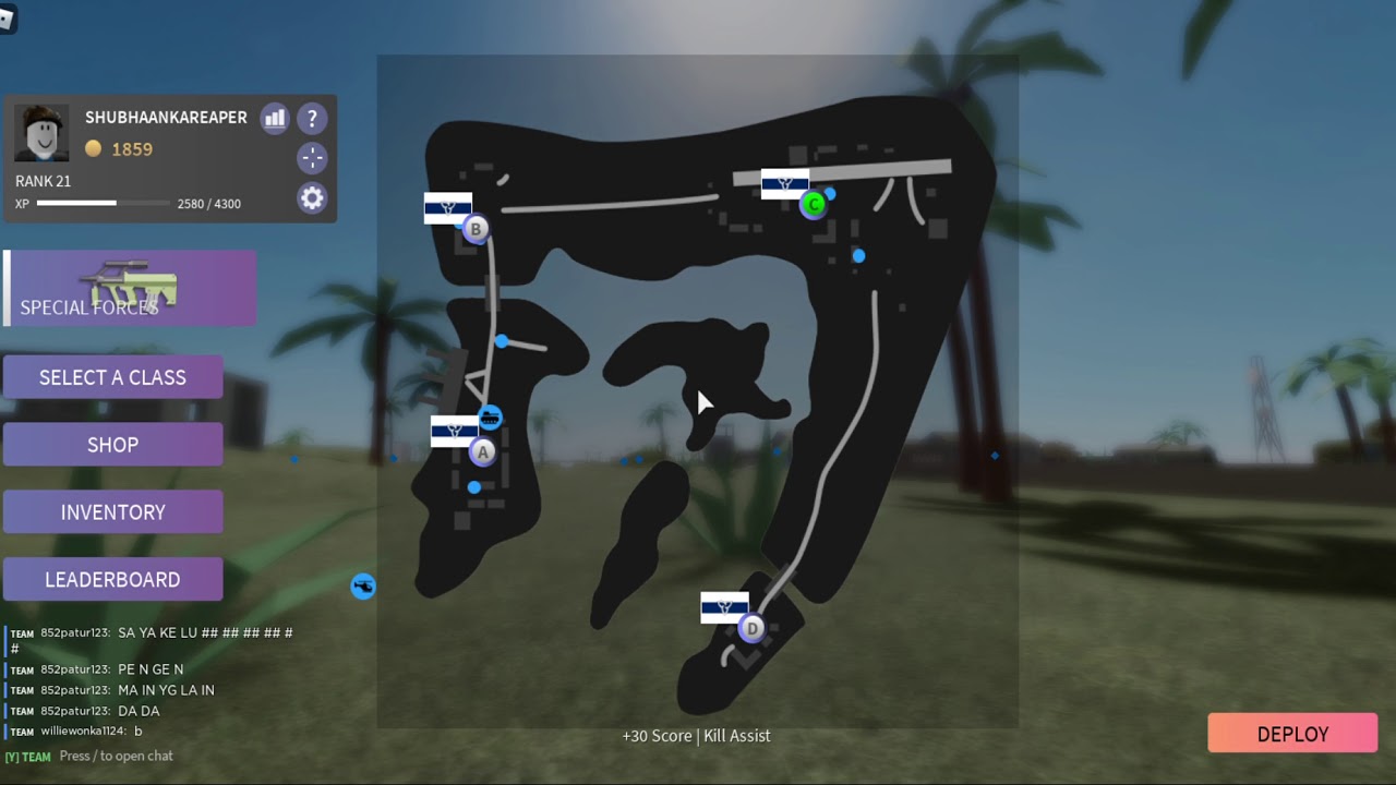 ROBLOX polybattle wake island special forces aug gameplay - YouTube