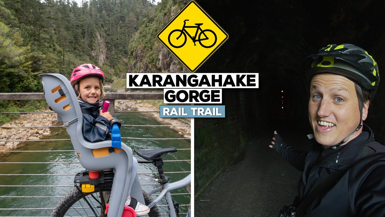 Cycling Karangahake Gorge | Hauraki Rail Trail - YouTube