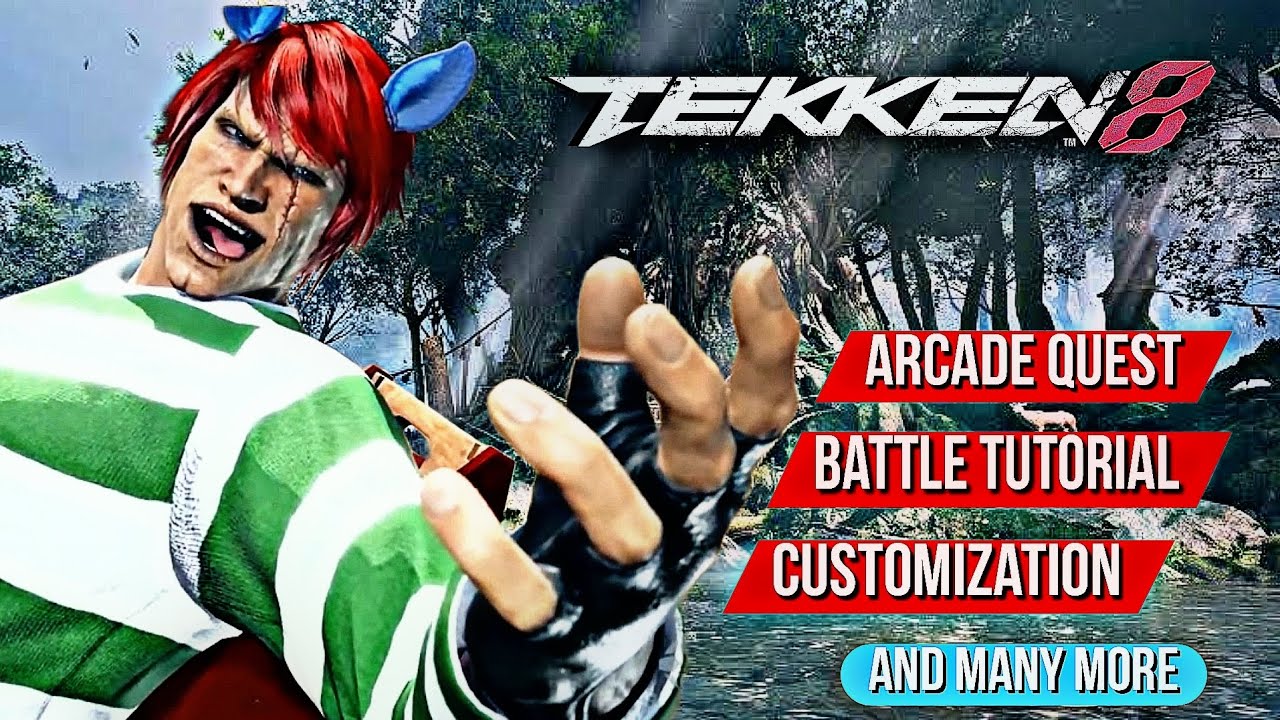 Tekken 8 Arcade Quest Mode | Battle Tutorial | Customization | © - IGN - YouTube