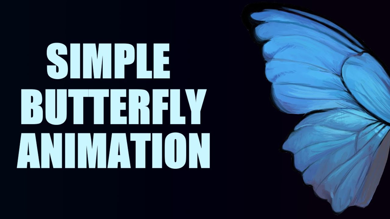 Simple Butterfly Animation. - YouTube