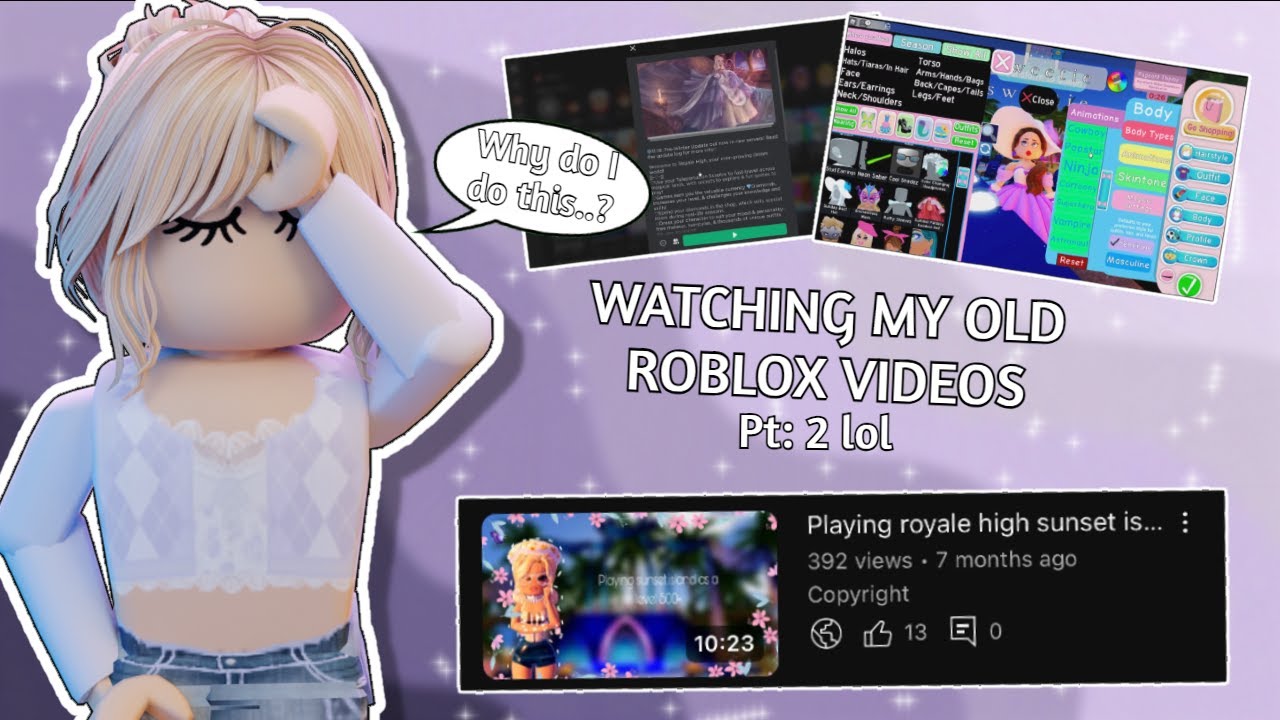 WATCHING MY OLD ROBLOX VIDEOS!! (Part 2) - YouTube