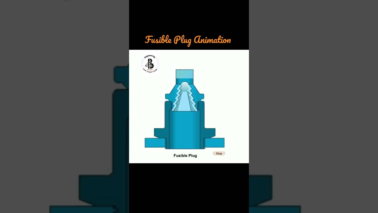 fusible plug animation | fusible plug | fusible plug working animation ...