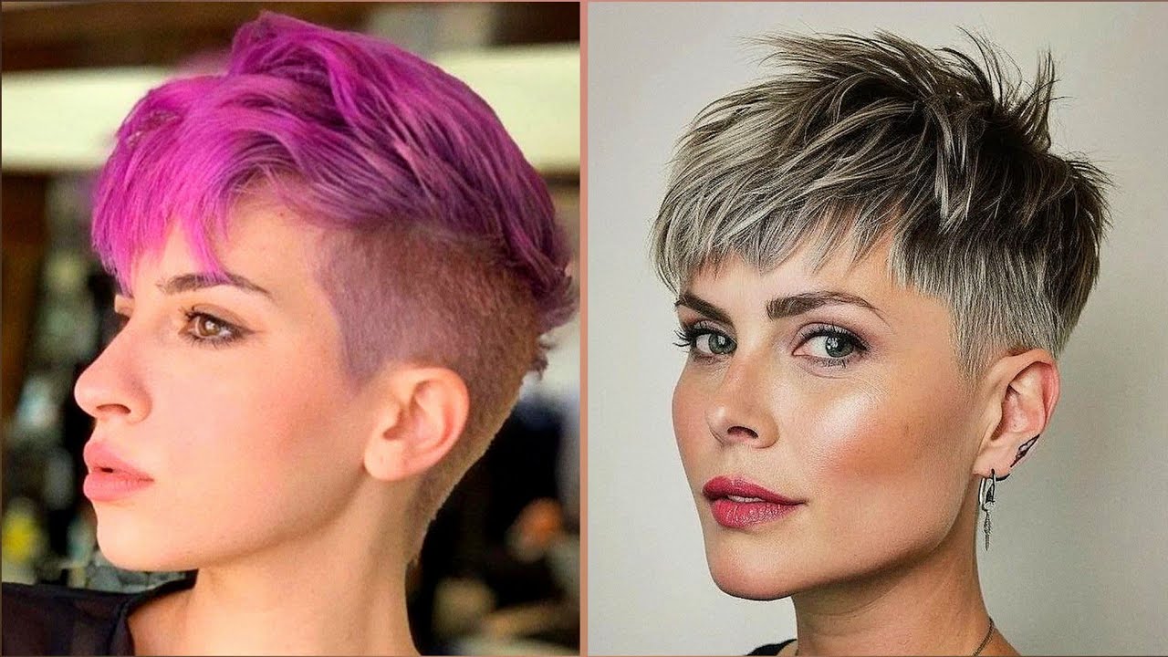 Boy Cut for girls over 50 | Undercut Pixie haircut 2025 | Pinterest pixie hair cuts 2025 - YouTube