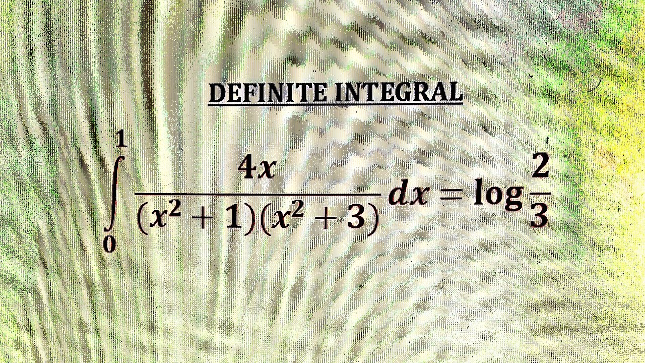 Definite Integral- Partial Fractions - YouTube