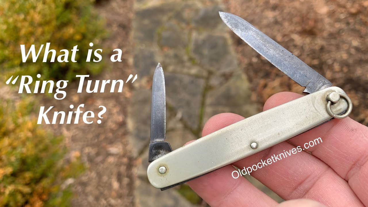 How Does a Ring Turn Knife Work? Old Schrade Cutlery Co Walden New York ...