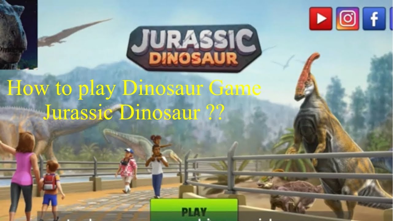 How to play dinosaur game ! Jurassic Dinosaur #dinosaur #game #jurassic ...