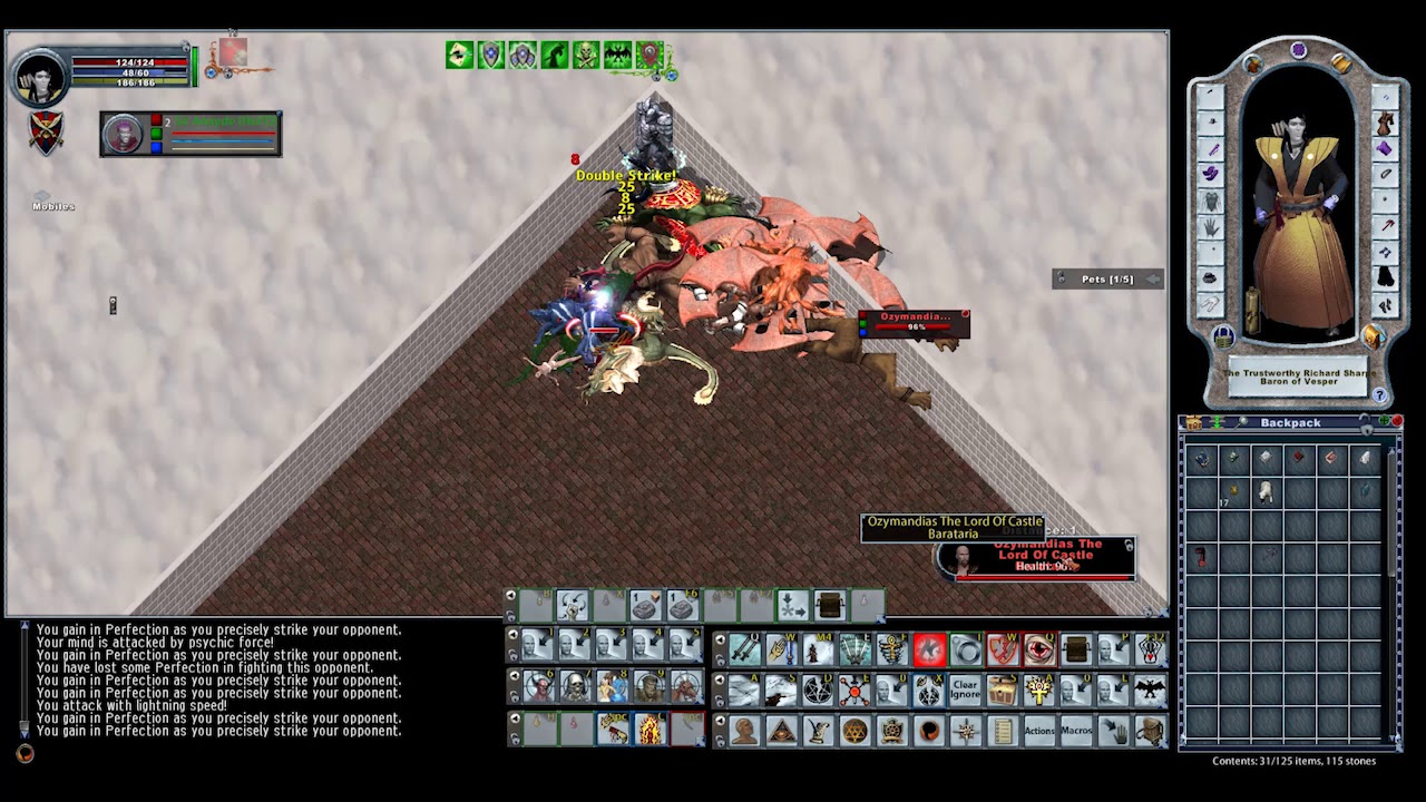 UO - Roof Encounter - Sampire/Bard (Dualbox Solo) - YouTube