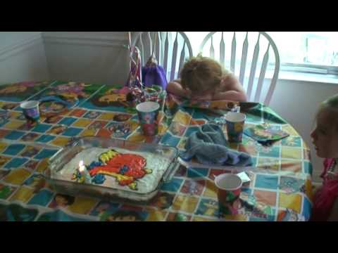 Maggie's 3rd Birthday Party Video 6 - Happy Birthday to Maggie - YouTube