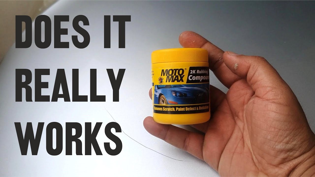 Motomax 2K Rubbing Compound - YouTube