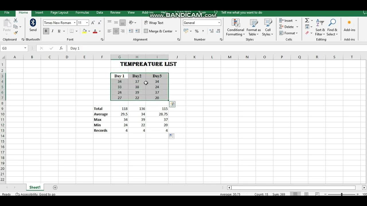 MSExcel-Functions-Sum-Avg-Min-Max - YouTube