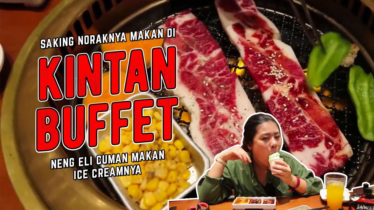 ICE CREAM MACHA NYA KINTAN ENAK BINGO!!! MAKAN DAGING SAMPE PENGAP... - YouTube