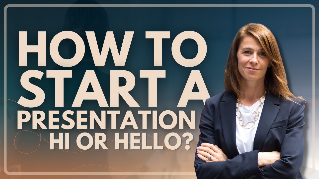 How to Start a Presentation? Hi or Hello? [Speaking Tips] - YouTube