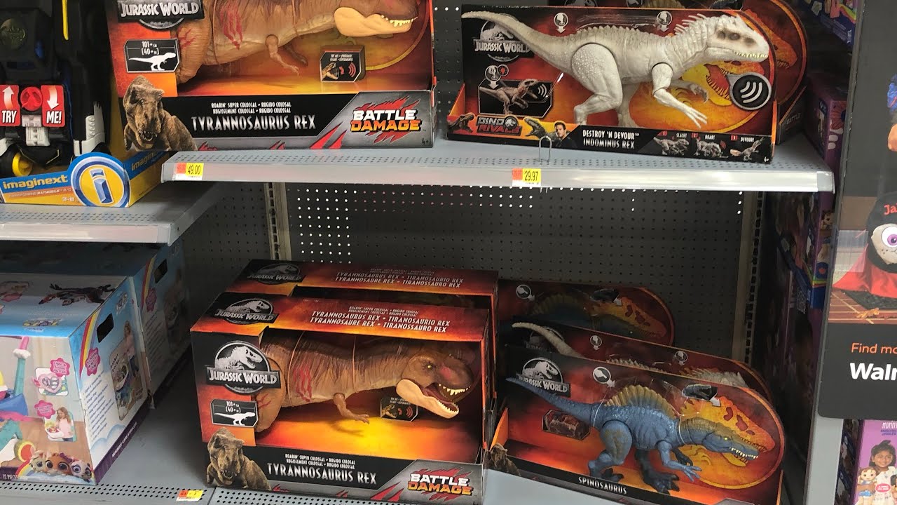 Toy Hunt #10: Jurassic World Battle Damage Spinosaurus (+13) - YouTube