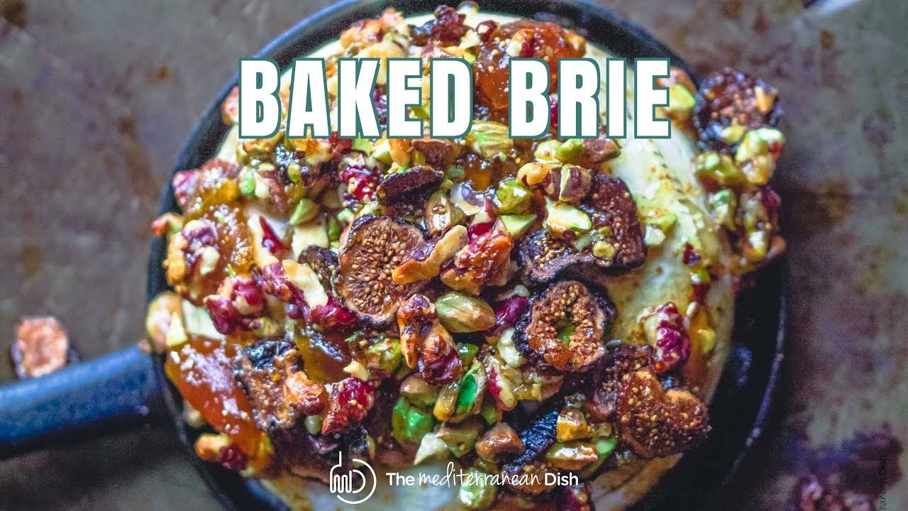 Baked Brie with Jam and Nuts in 15 Minutes | The Mediterranean Dish ...