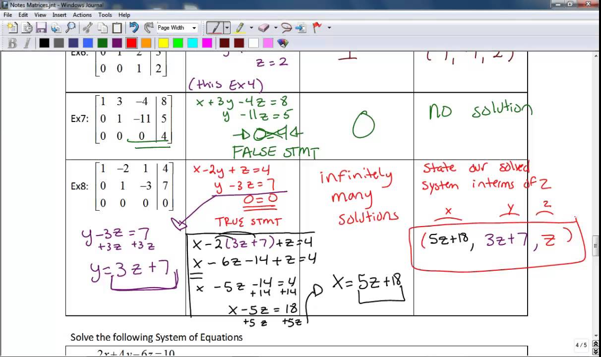 Matrices Part 3 - YouTube
