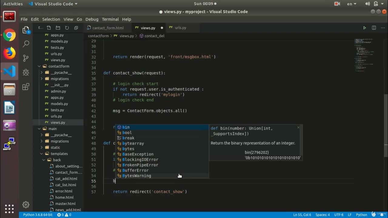 Delete Message | Python and Django - YouTube