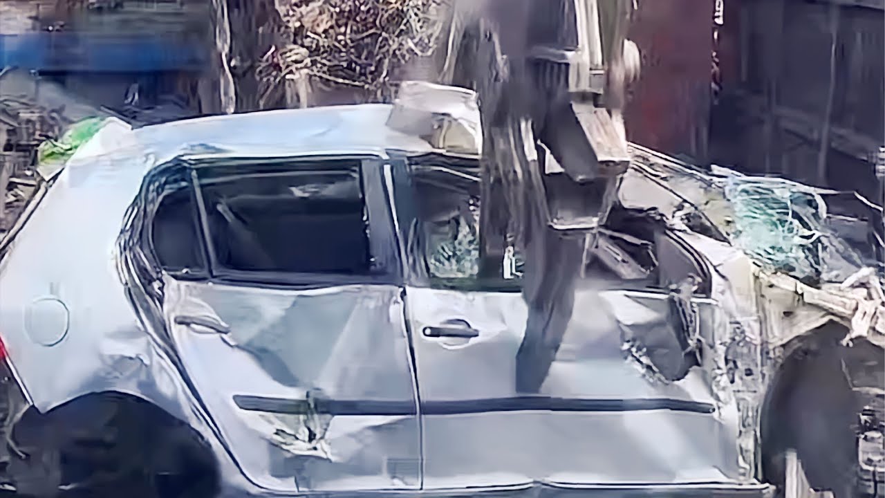 Ultimate Car Demolition - Unleashing the Beast of Destruction! - YouTube