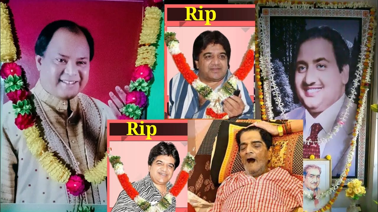 Junior Mahmood Is Death Mohd Aziz Sahab Mohd Rafi Sahab Rare Video Dec ...