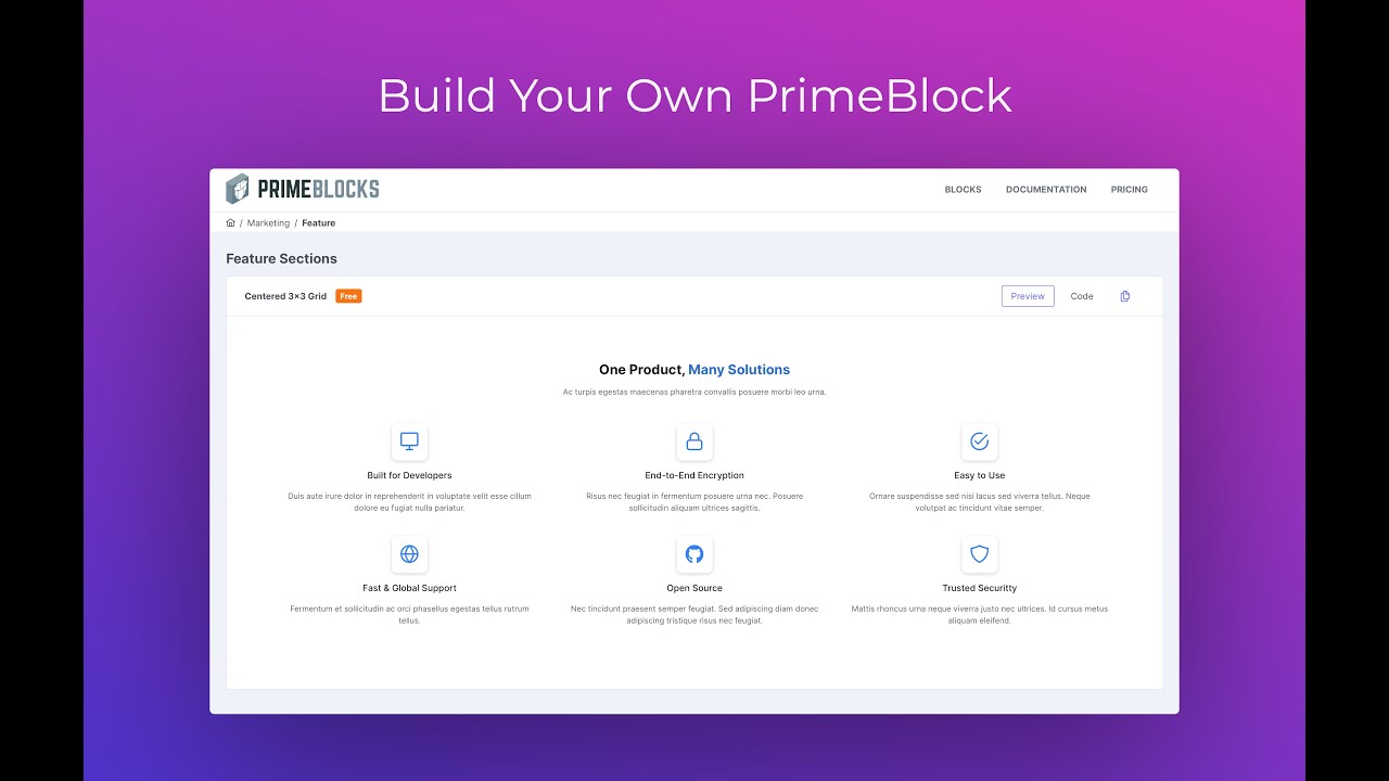 Create Your Own PrimeBlock with Built-in Dark Mode - YouTube