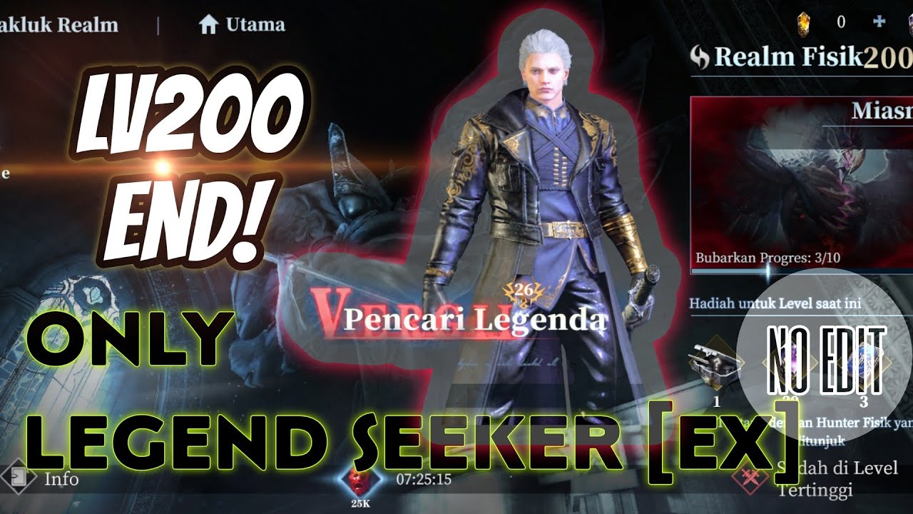 REALM FISIK 191-200 END! 🔥 || LEGEND SEEKER [EX] || Devil May Cry: Peak ...